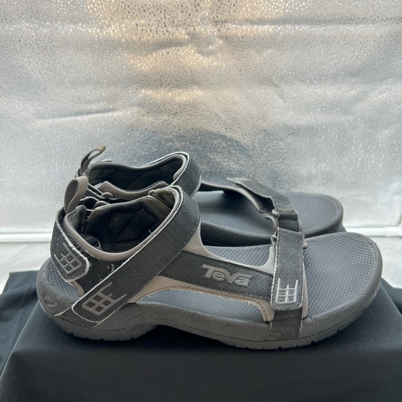 Teva | Shoes | Teva Mens Minam Sport Sandals Black Waterproof Hook Loop ...